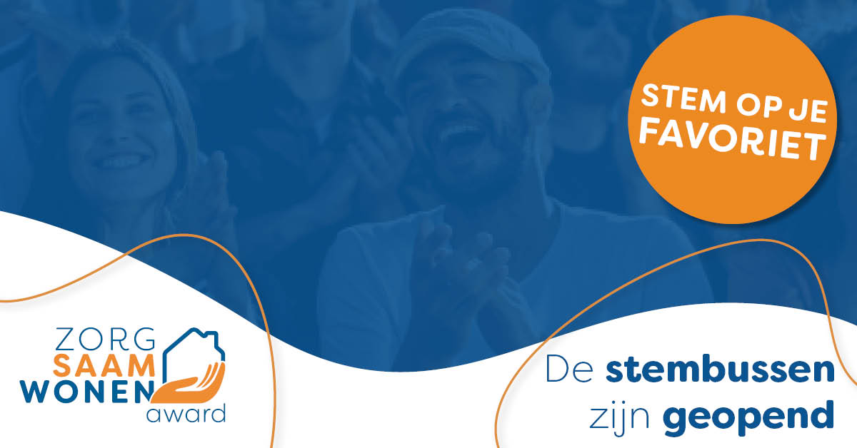 Stembussen ZorgSaamWonen Award geopend! | ZorgSaamWonen